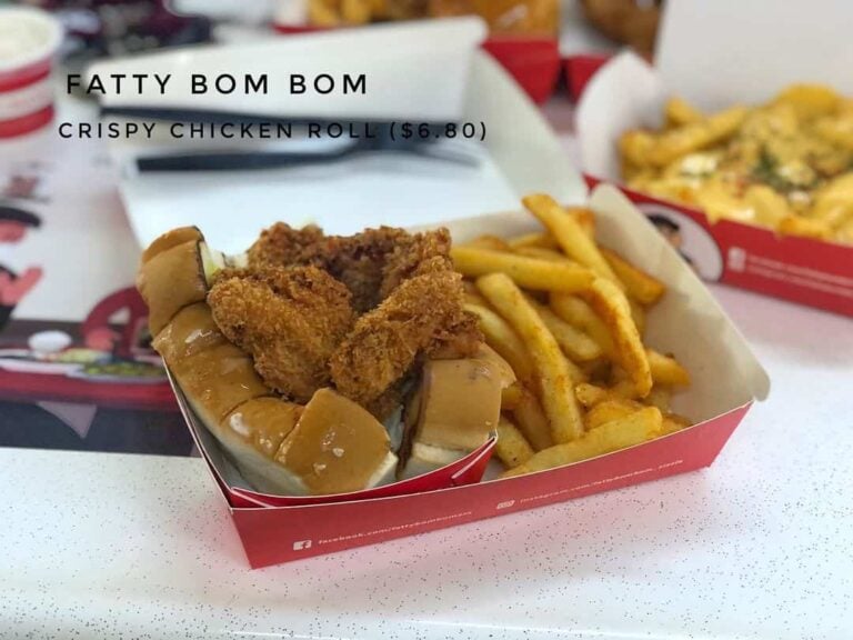 Fatty Bom Bom Singapore Menu