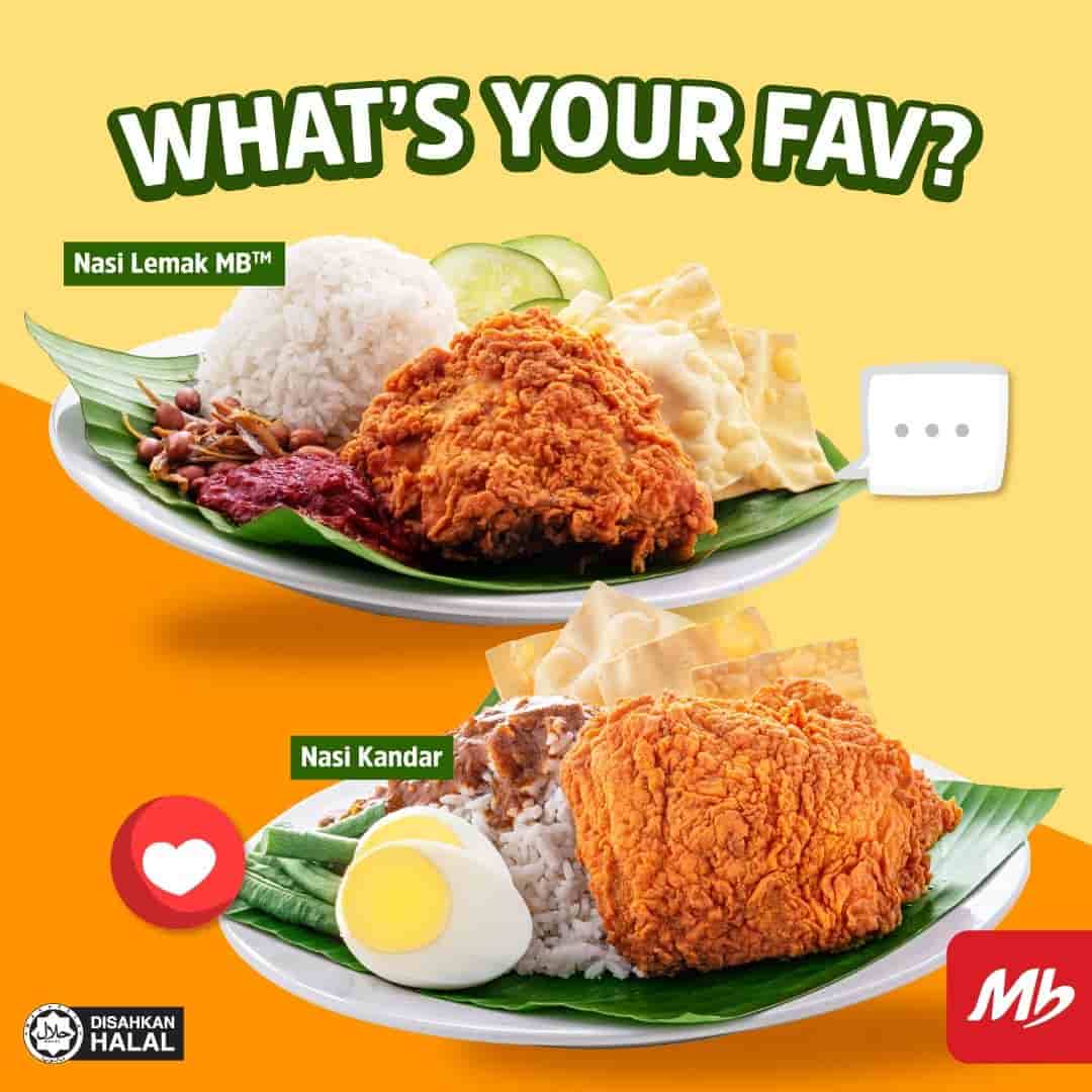 Marrybrown Singapore Menu Updated November 2022