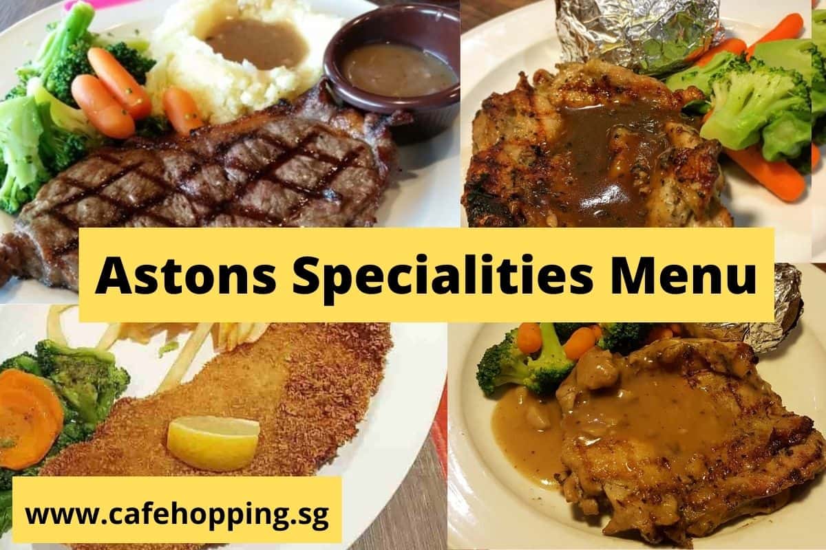 Astons Specialities Singapore Menu