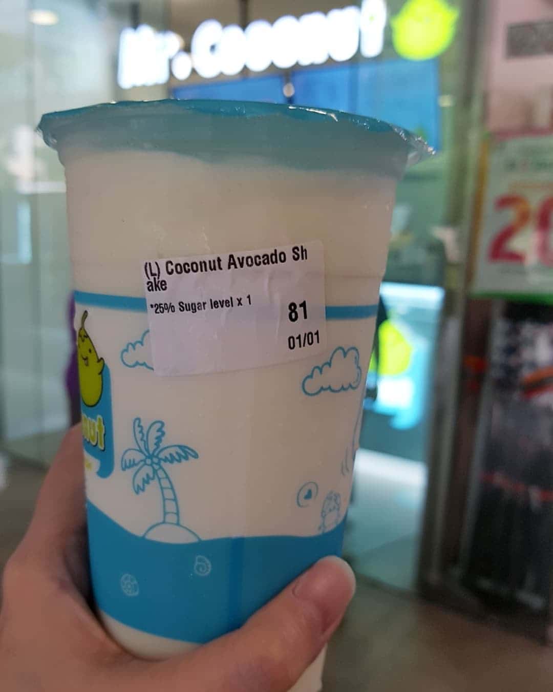 Mr. Coconut Singapore Menu Updated October 2022