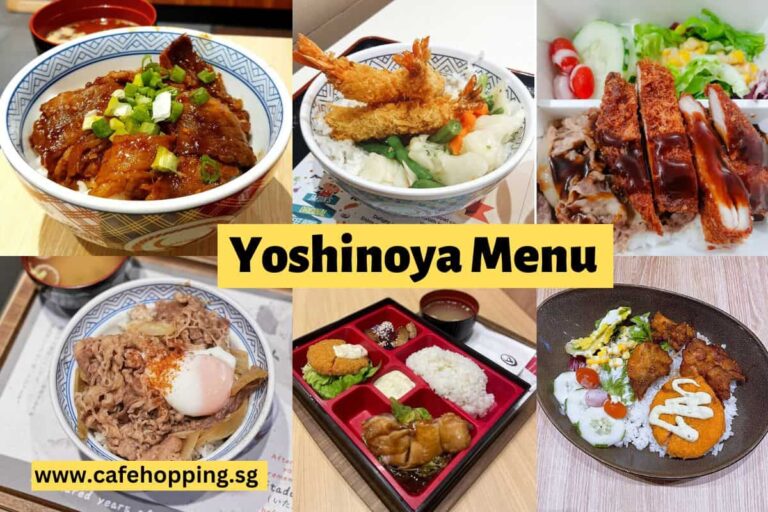 Yoshinoya Menu Singapore 2024 (Updated in February)