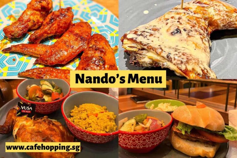 Nando's Singapore Menu With Price List Updated In October 2023