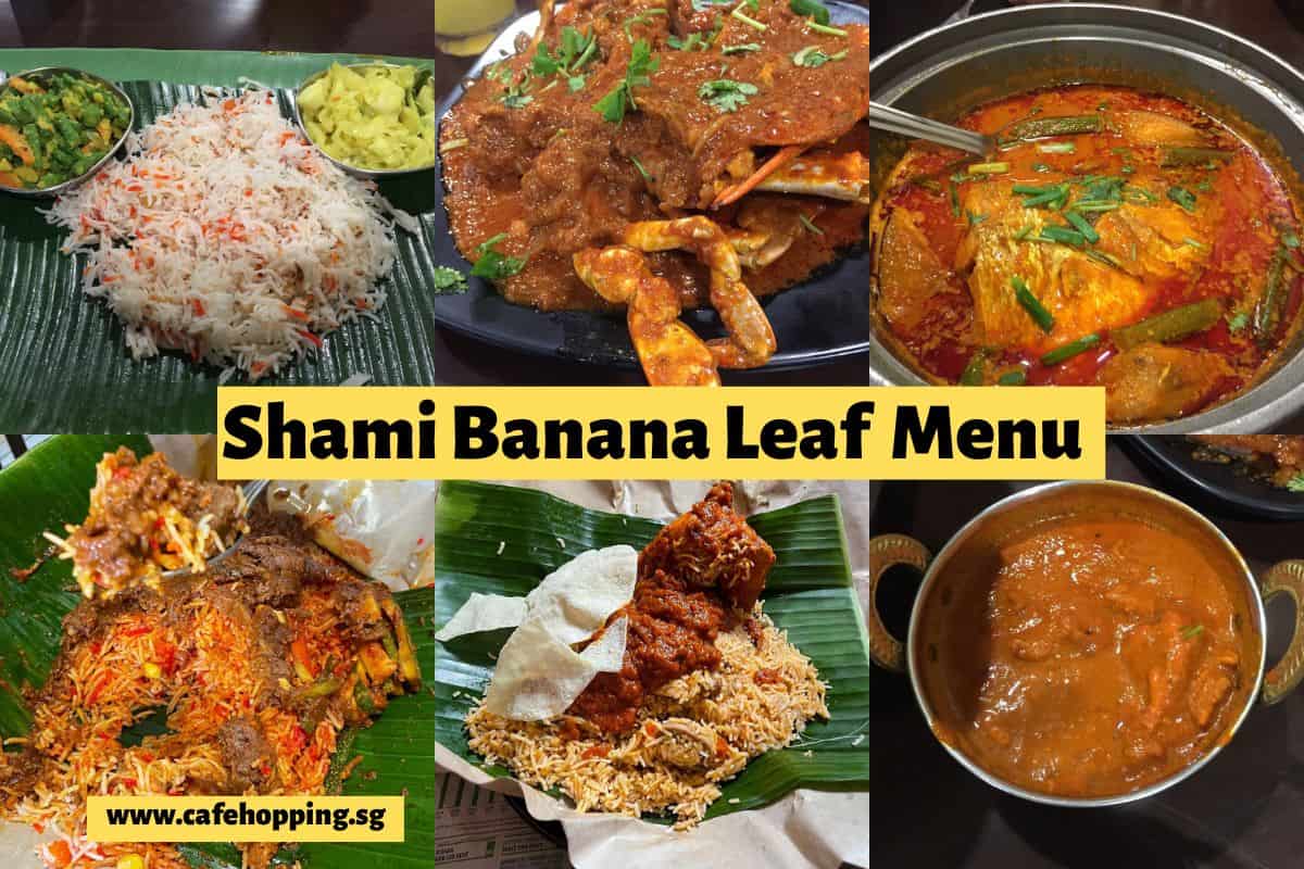 Shami Banana Leaf Menu