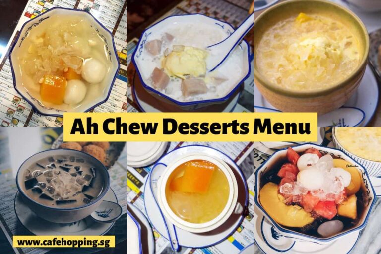 Ah Chew Desserts Menu