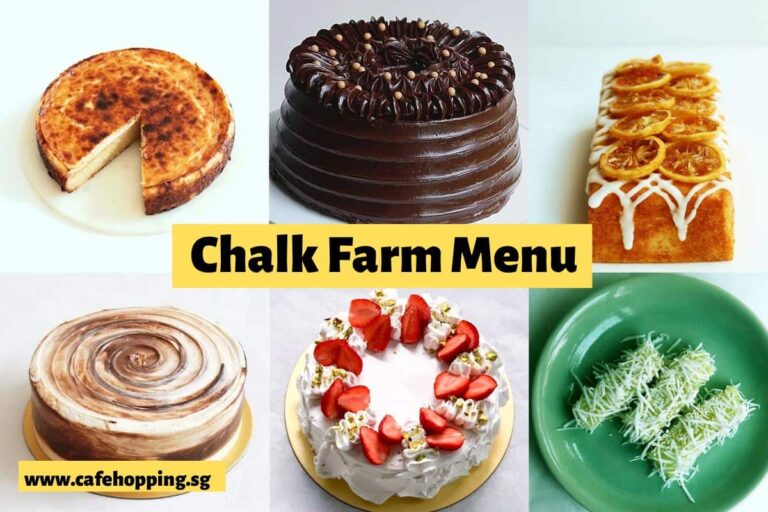 Chalk Farm Singapore Menu