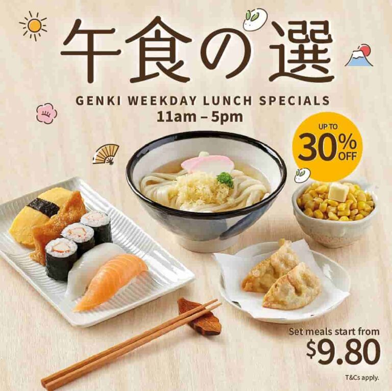 Genki Sushi Singapore Menu 2024 (Updated January)