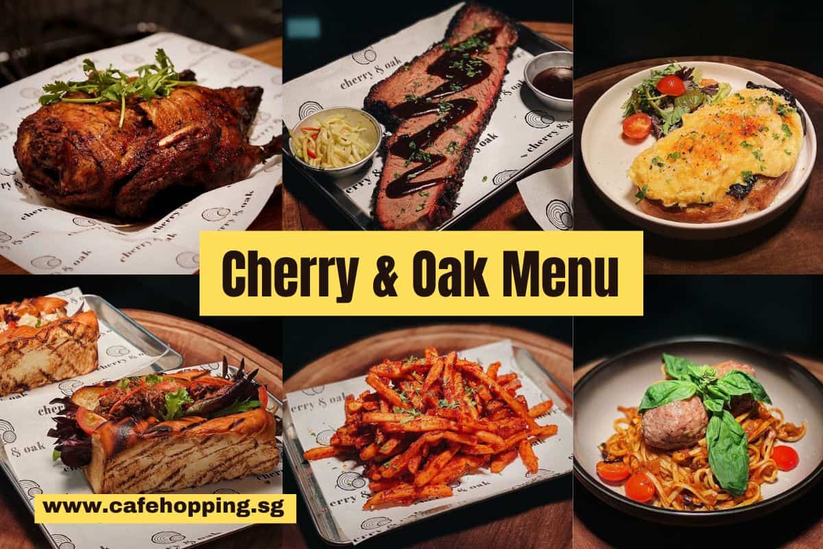 Cherry & Oak Menu