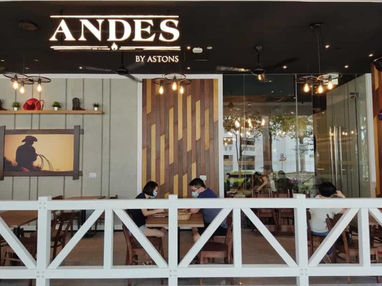ANDES by Astons Singapore Outlets: Opening Hours and Locations
